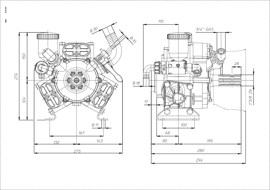 AR503 Sprayer Pump with Tractor Kit • Croplands Spray Shop