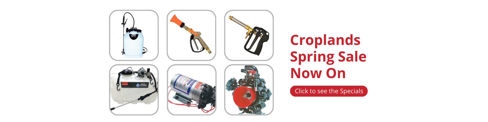 Welcome to Croplands Spray Shop